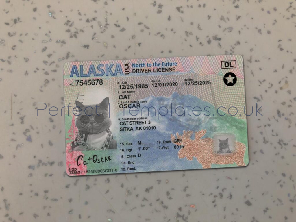 Alaska Driving Licence - Perfect Templates - The Biggest Selection of ...