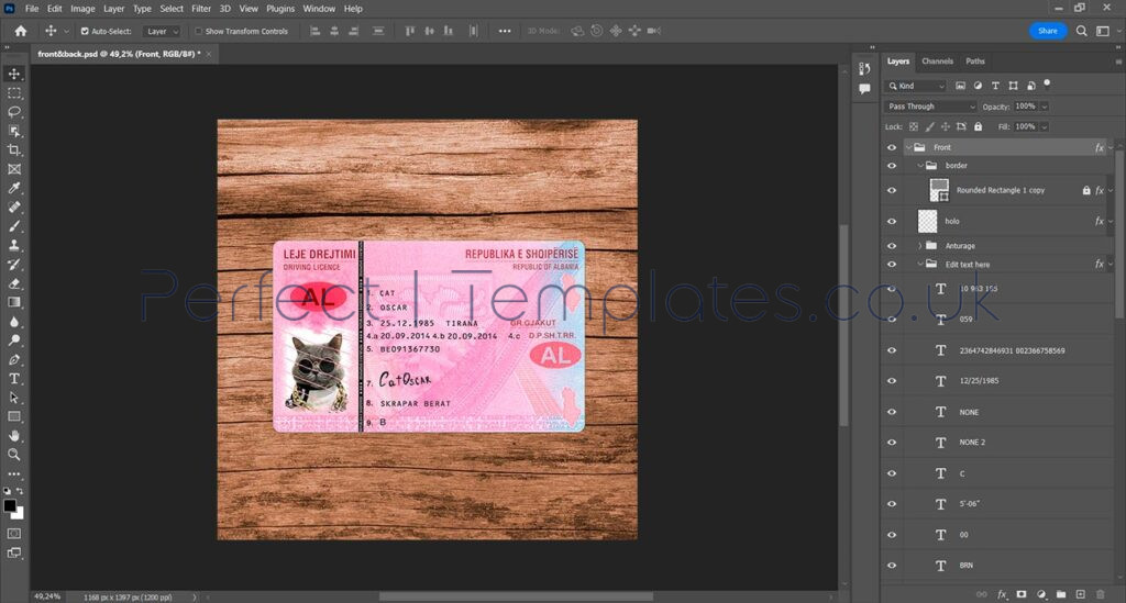 Albania Driving Licence - Perfect Templates - The Biggest Selection of ...