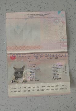 Austria Passport Template - Perfect Templates - The Biggest Selection ...