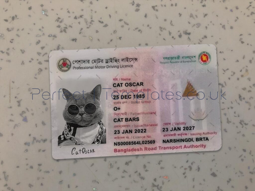 Bangladesh Driving Licence - Perfect Templates - The Biggest Selection ...