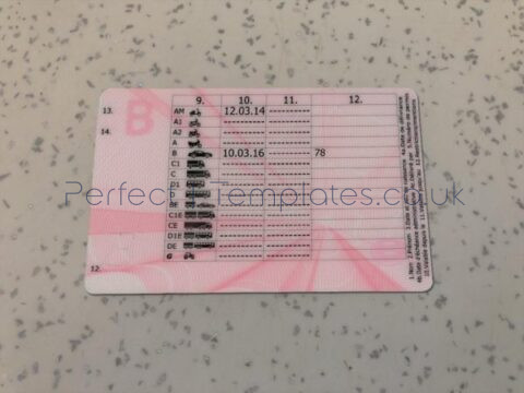 Belgium Driving Licence - Perfect Templates - The Biggest Selection of ...