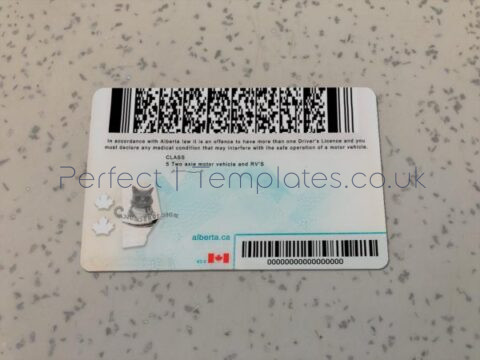 Canada Alberta Driving Licence - Perfect Templates - The Biggest ...