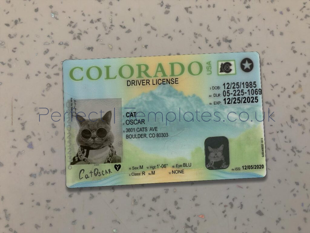 Colorado Driving Licence Template New - Perfect Templates - The Biggest ...