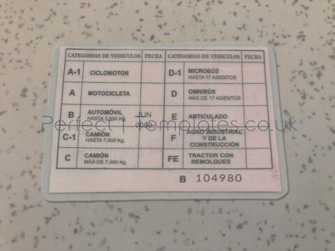 Cuba Driving Licence Template - Perfect Templates - The Biggest ...