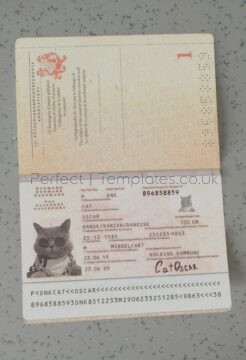 Denmark Passport Template - Perfect Templates - The Biggest Selection ...