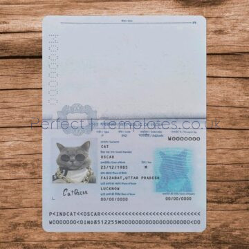 India Passport Template - Perfect Templates - The Biggest Selection of ...