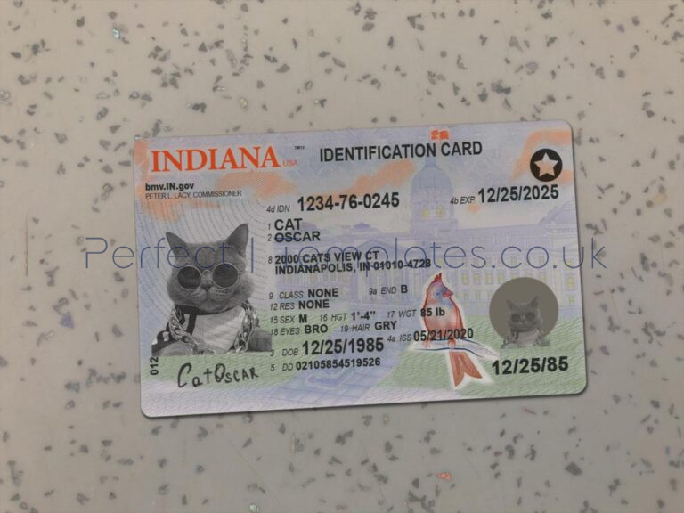 Indiana Identity Card Template - Perfect Templates - The Biggest ...