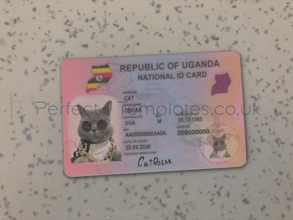 Uganda Identity Card Template - Perfect Templates - The Biggest ...